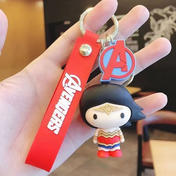 Accessories | Wonder Woman Super Hero Character Key Chain Key Ring ...